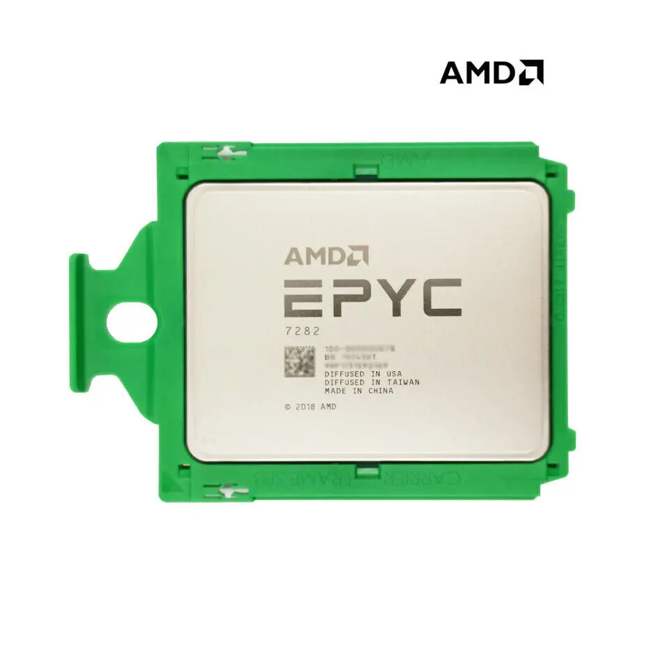 AMD EPYC 7282 프로세서, 2.8GHz CPU, 최대 3.2GHz, 64MB, 120W SP3 100 000000078 ...