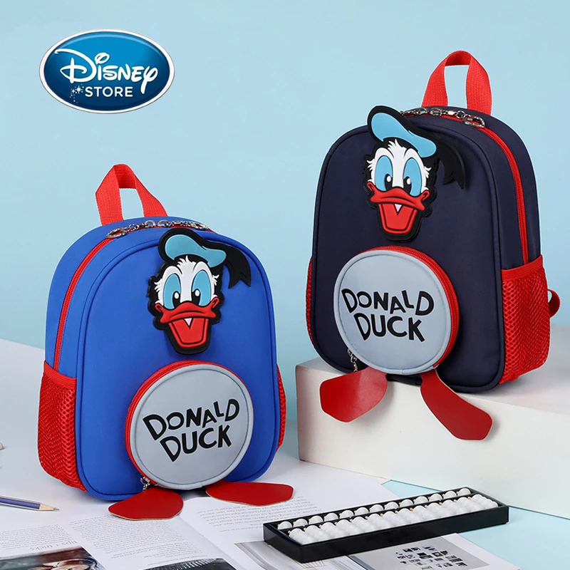 Disney-Cartoon-3D-Donald-Duck-Children-s-Backpack-Kindergarten-Student ...