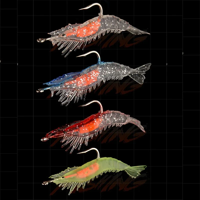 2-8PCS-LOT-60mm-3g-Artificial-Bait-Shrimp-Soft-Lure-Jig-Head-Hook ...