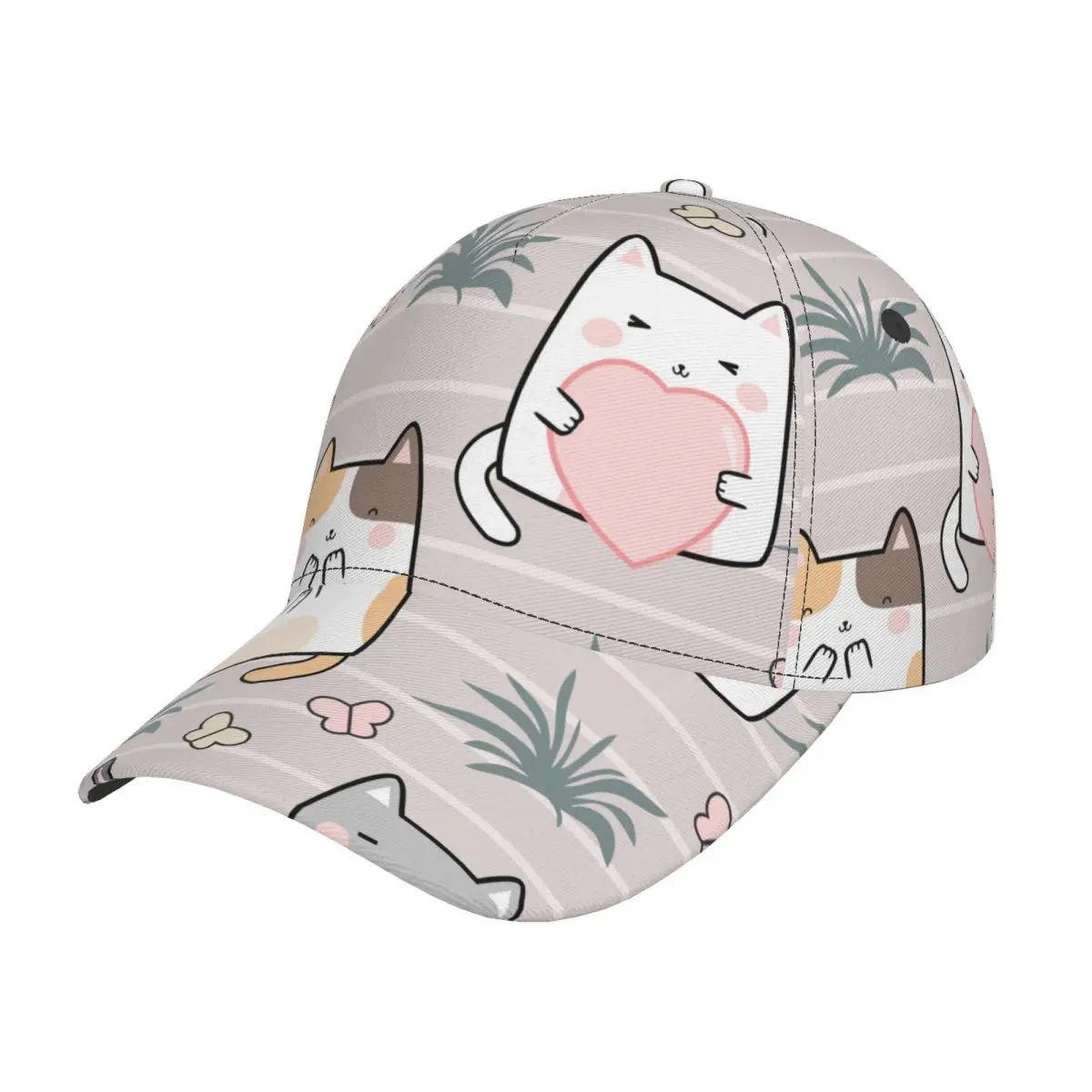 Baseball Cap Kawaii Cute Pusheen Cat Hat New Fashion High Quality Man ...