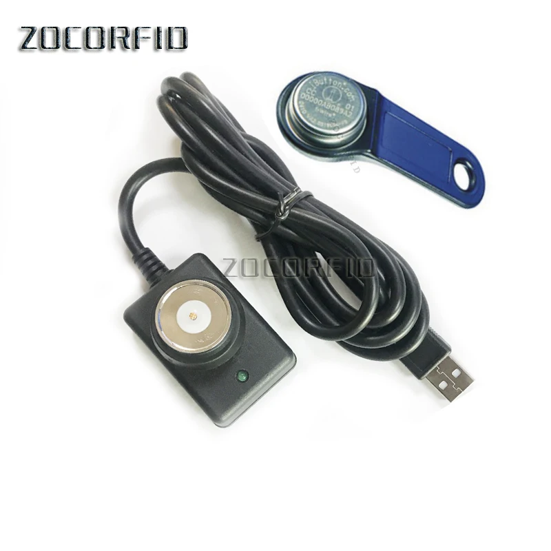 USB-Magnetic-iButton-card-reader-probe-iButton-probe-reader-DS1990A-TM ...