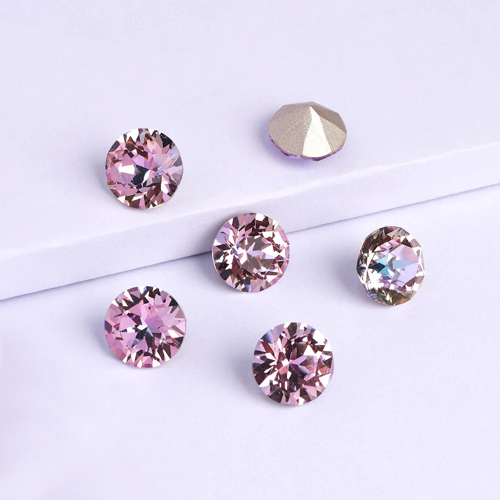 Chaton 10mm Rhinestones | Glass Fancy Rhinestone | Glass Diamond Stones ...