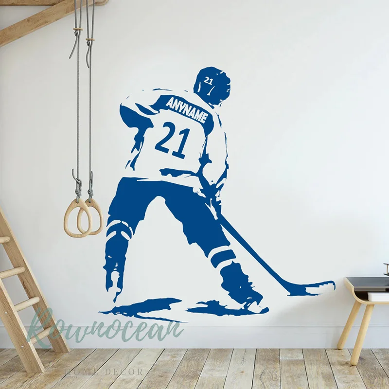 Personalized-Ice-Hockey-Player-Name-Number-Decals-Vinyl-Home-Decor-Boys ...
