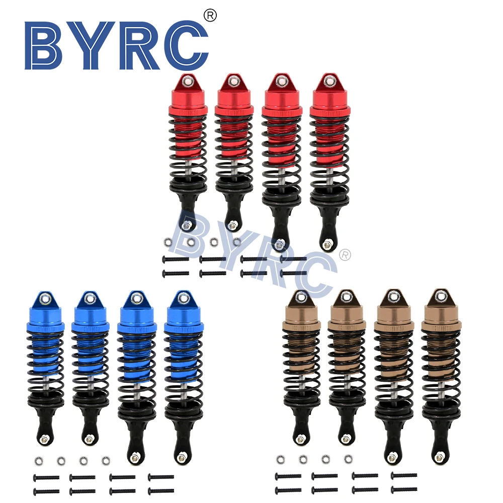 4PCS-Aluminium-Alloy-Shock-Absorber-Assembled-Full-Metal-Big-Bore ...
