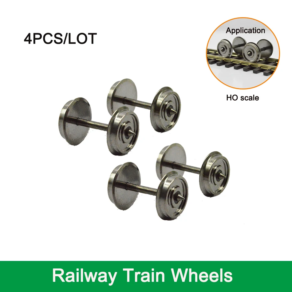 HO 1:87 Metal wheels for Model Train Railway Layout DIY Diorama ...
