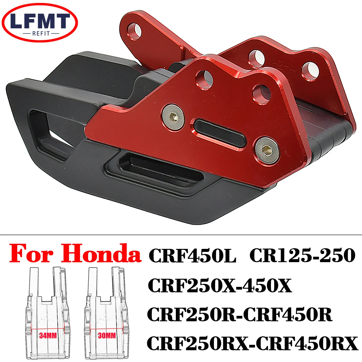 Motorcycle-CNC-Aluminum-Chain-Guide-Guard-Protector-For-Honda-CRF150F ...