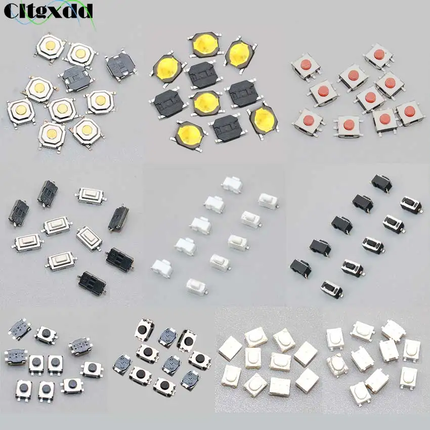 Cltgxdd-10PCS-Car-Remote-Control-Touch-Switches-Push-Button-Tact ...