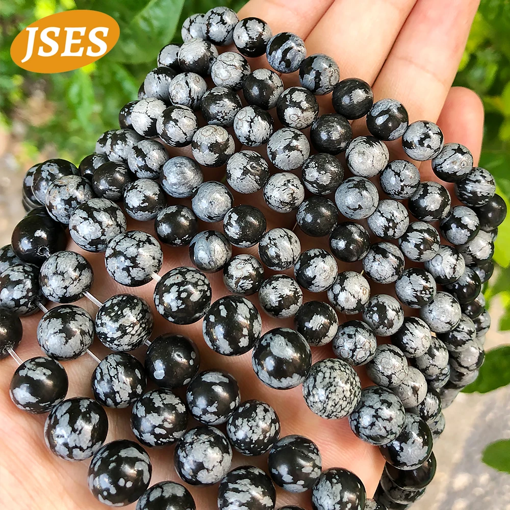 AA-Natural-Snowflake-Obsidian-Alabaster-4-12mm-Stone-Beads-for-Jewelry ...