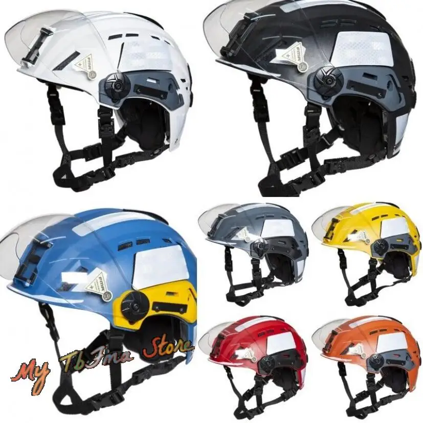 FMA-EX-SAR-Helmet-Visor-Tactical-Rescue-Helmet-Fire-Adjustable-Safety ...
