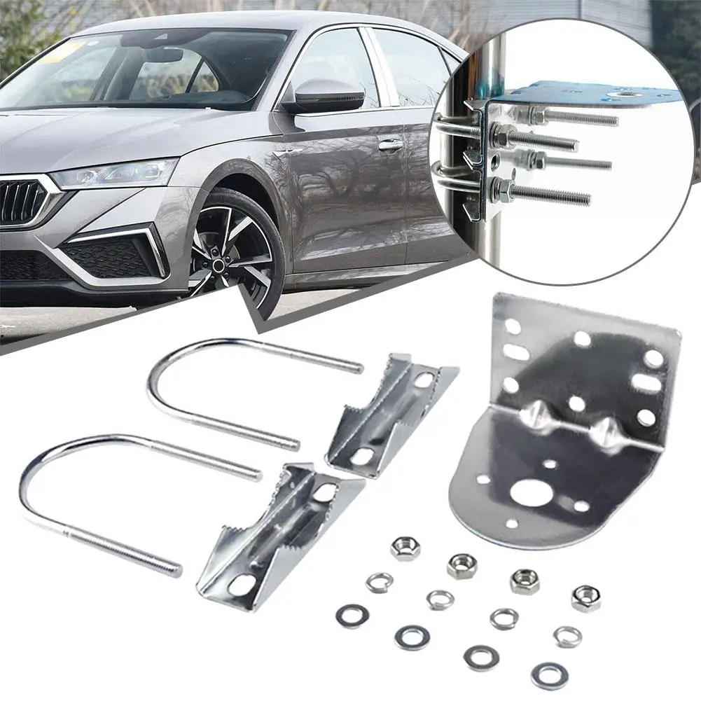 Antenna Mast Clamp With U-bolts For Ham Uhf Vhf Cb Cellular Trucker ...