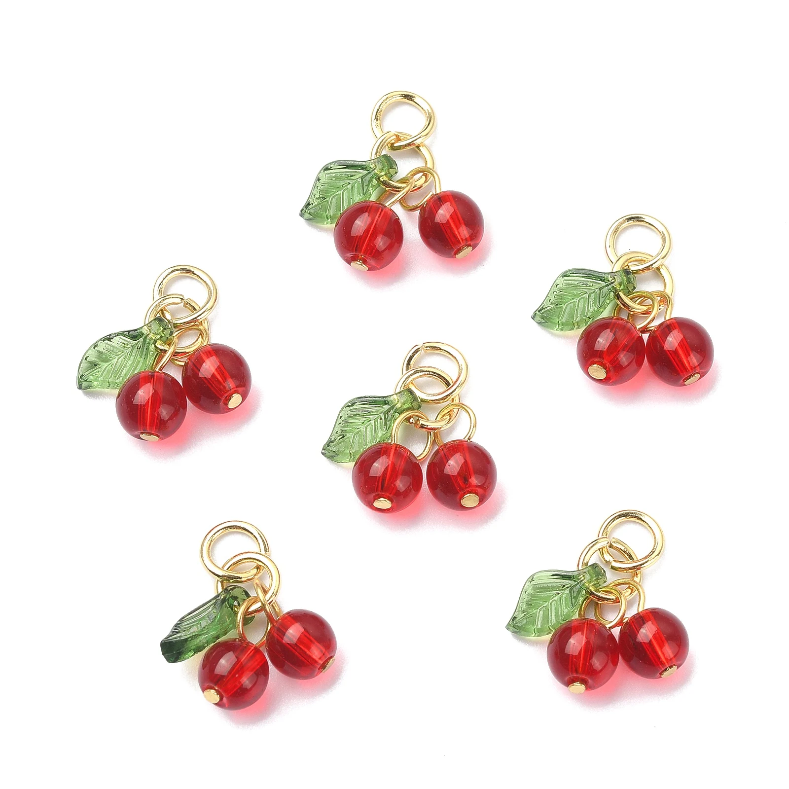 30Pcs-Glass-Red-Cherry-Charms-Acrylic-3D-Cherry-Charms-with-Loop-Glass ...