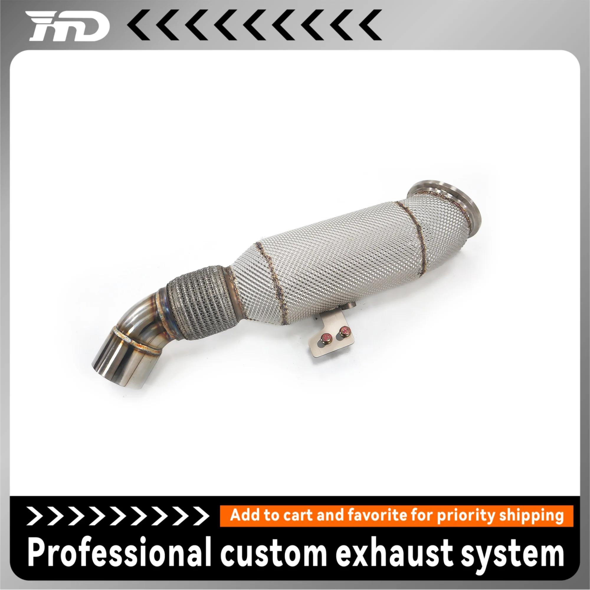 HMD Exhaust Downpipe for BMW X5 X6 B58 Car Accessories With Catalytic ...