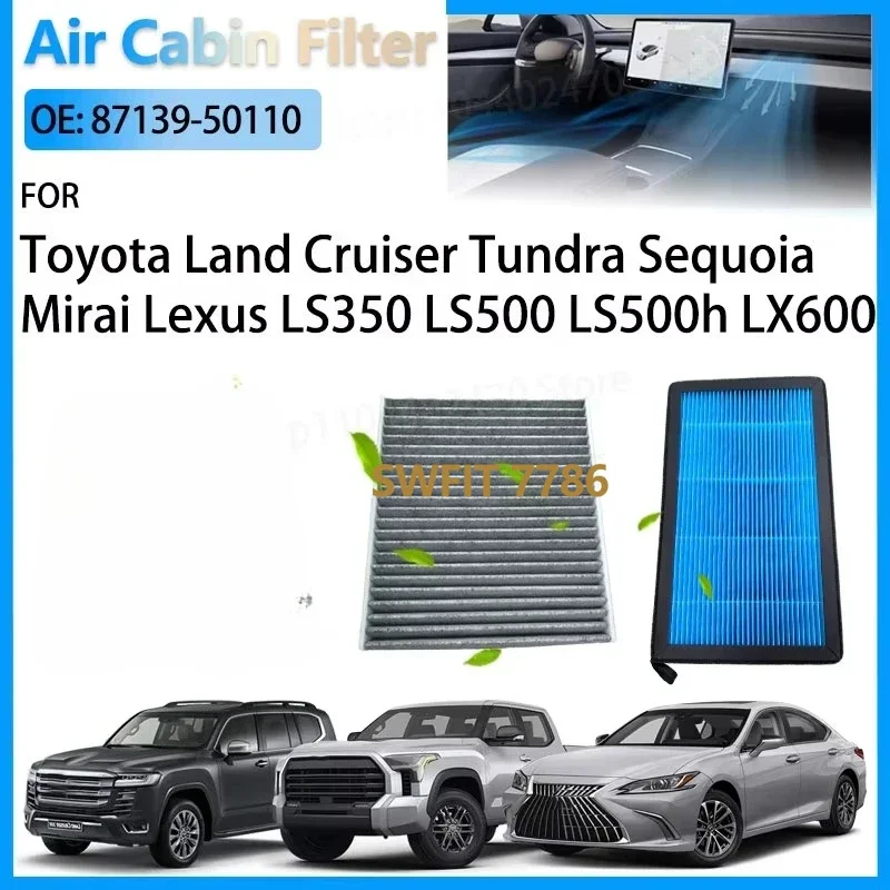 87139-50110 Air Cabin Filter For Toyota Land Cruiser Tundra Sequoia ...