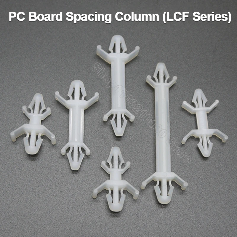 White-Nylon-PC-Board-Isolation-Column-Circuit-Board-Bracket-3mm-Hole ...