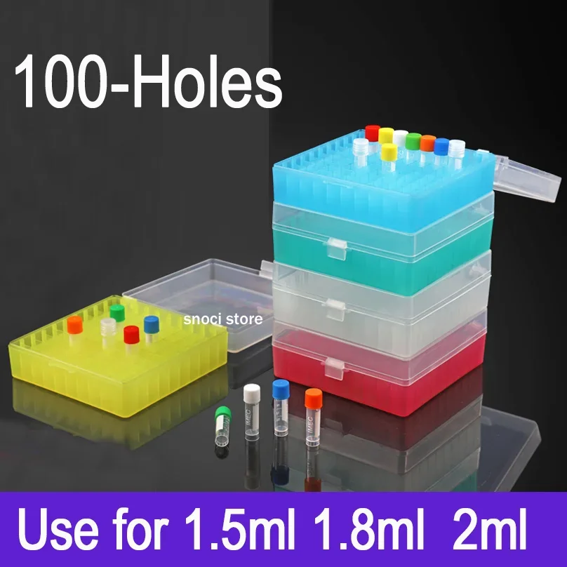 PP plastic Cryo box 100 holes centrifuge Tube Frozen Cryogenic Storage ...