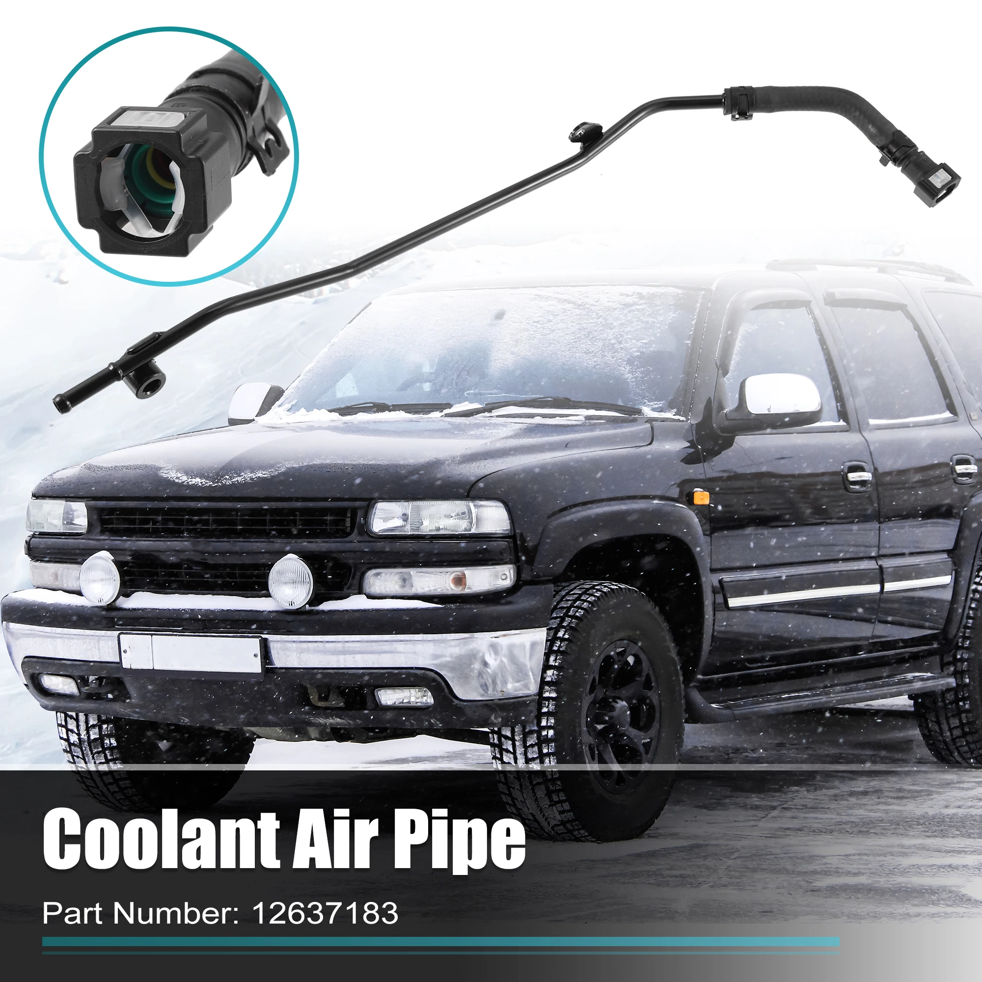 UXCELL-Coolant-Air-Pipe-HVAC-Heater-Hose-Assembly-12637183-Engine ...