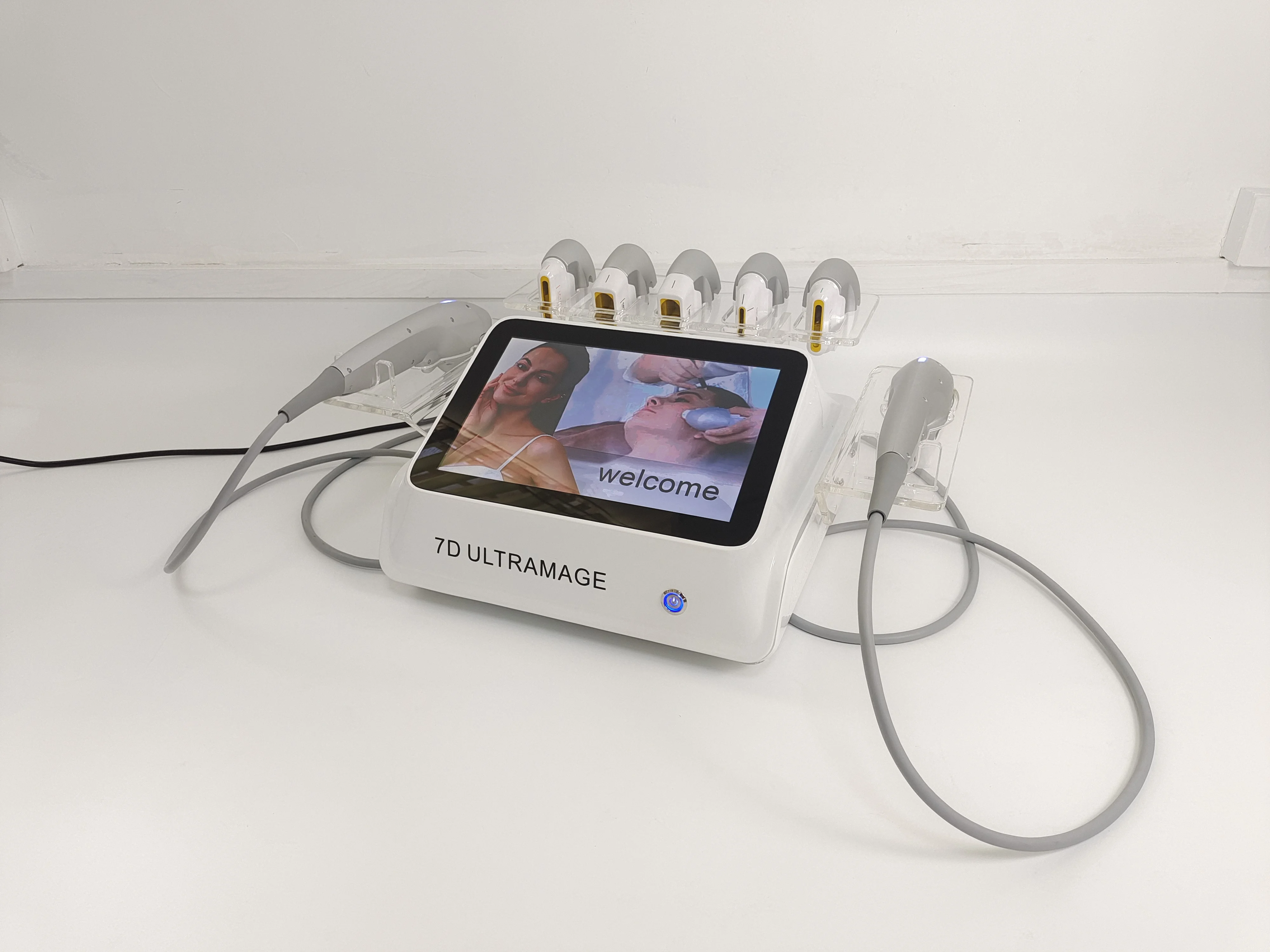 المحمولة 7D آلة HIFV مع 7 خراطيش الجسم والوجه رفع آلة شفط الدهون لإزالة ...