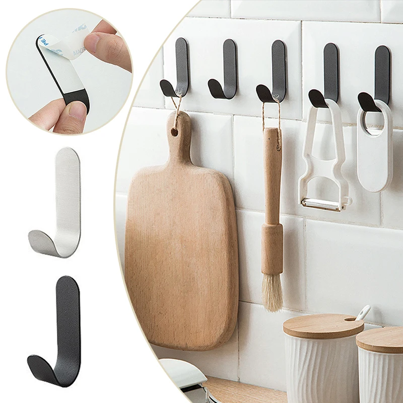 J-Shape-Multi-Purpose-Hooks-304-Stainless-Steel-Hook-Kitchen-Bathroom ...