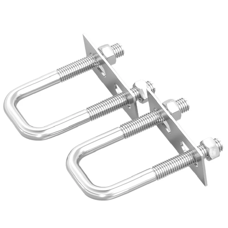 M6810-Squa-Bolt-304-Stainless-Steel-U-screw-Square-Clamp-Square-Pipe ...