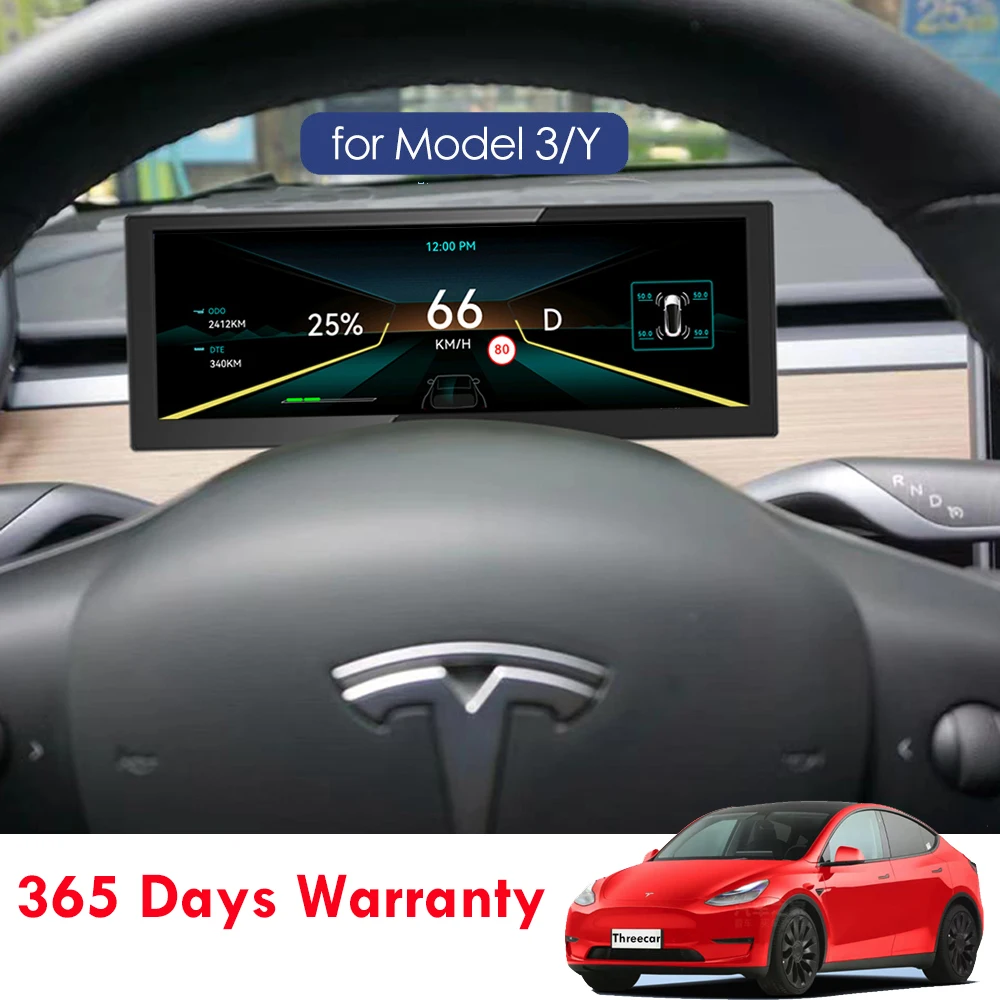 Model-Y-3-Dashboard-Cluster-Instrument-8-Inch-IPS-LCD-Information-Hud ...