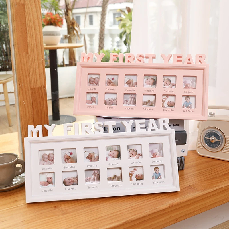 My-First-Year-Baby-Keepsake-Frame-0-12-Months-Pictures-Photo-Frame ...