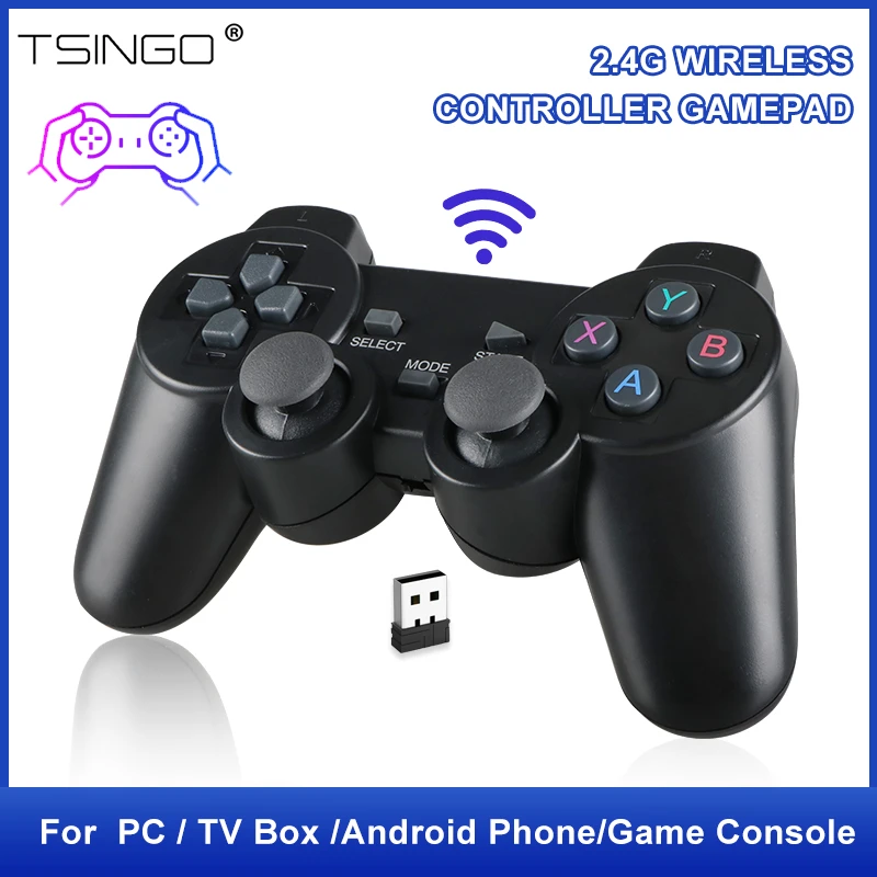 Tsingo 2.4ghz Wireless Gamepad For Psp / Pc / Tv Box /android Phone ...