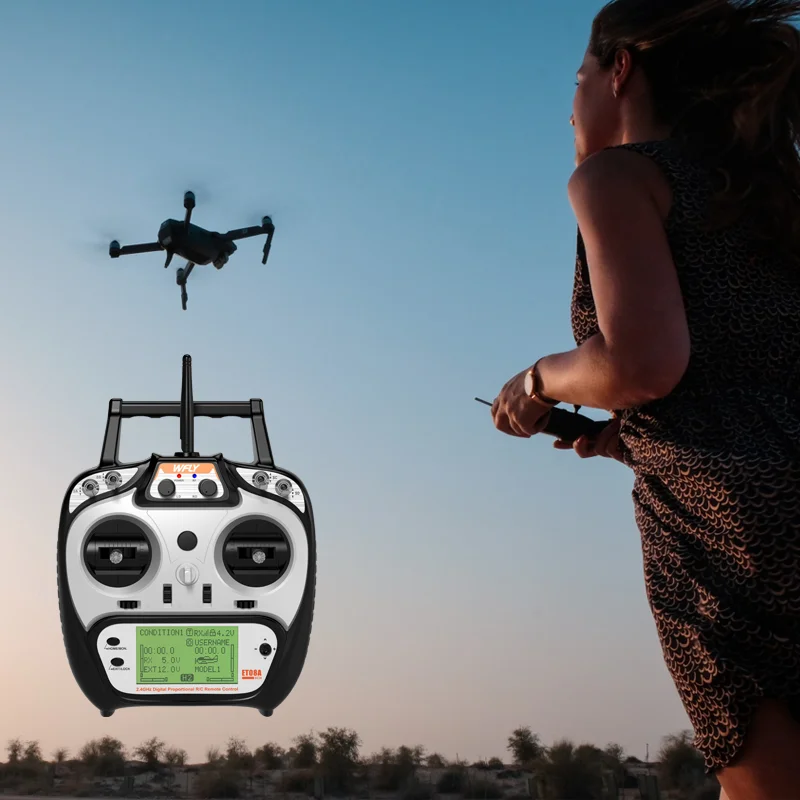 New WFLY ET08A 2.4G 8CH RC radio transmitter receiver RF206S the best ...