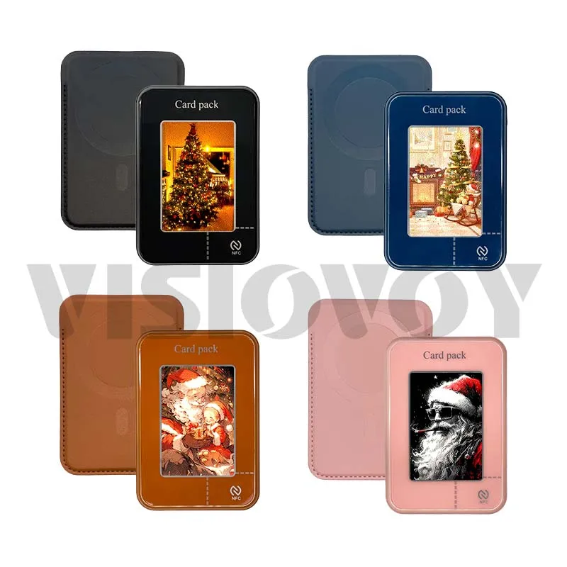 4color-E-ink-Screeen-Wallet-Case-For-Iphone-NFC-Function-DIY-Phone-Case ...