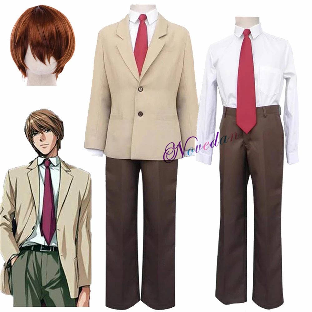 Anime-DEATH-NOTE-Cosplay-Costume-Yagami-Light-Cosplay-School-Uniform ...