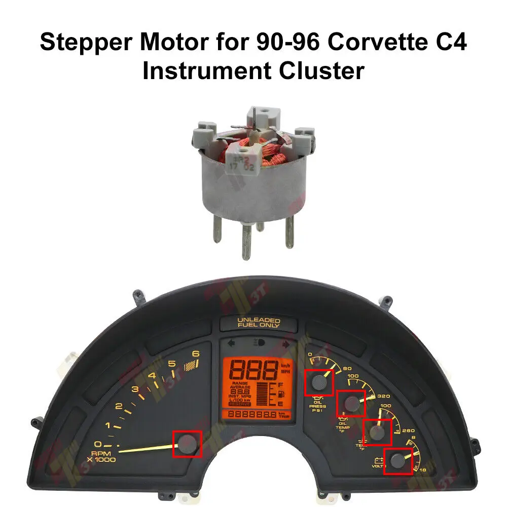 Gauge-Cluster-Stepper-Motor-for-Corvette-C4-90-96-Speedometer ...