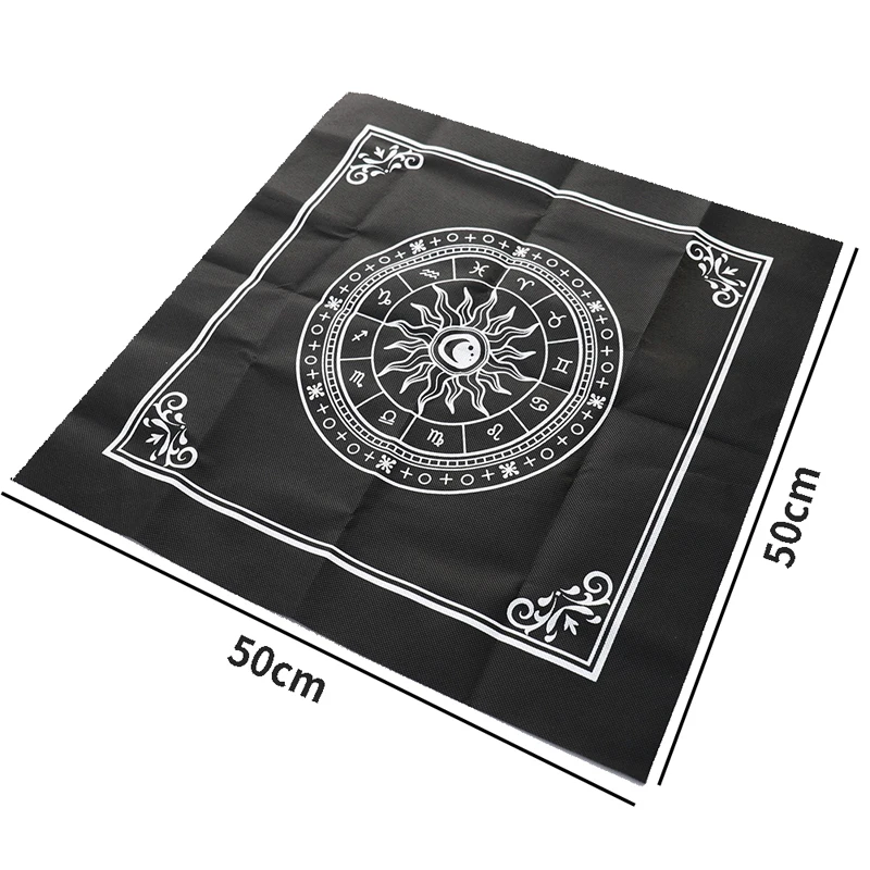 Tablecloth Divination Tarot | Pentacle Tarot Game Tablecloth - 50 50cm ...