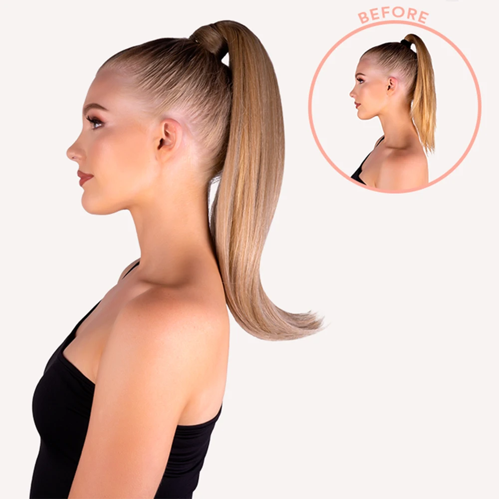 MERISIHAIR-Synthetic-Bounce-Wraparound-Ponytail-Hair-Pieces-Straight ...
