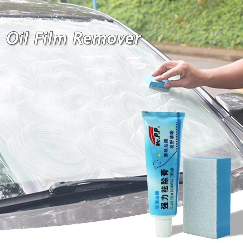 Car Glass Oil Film Remover Windshield Oil Water Spot Powerful Removal ...