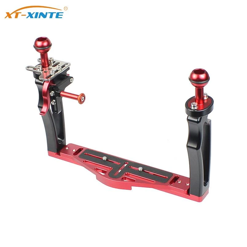 Adjustable Dual Handle Tray Stabilizer Rig Diving Upgrade For Gopro ...