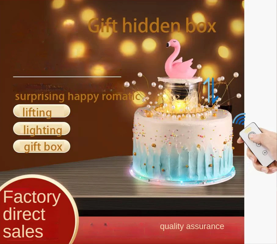 magic cake mysterious box，Surprise novelty magic Popping Cake stand ...