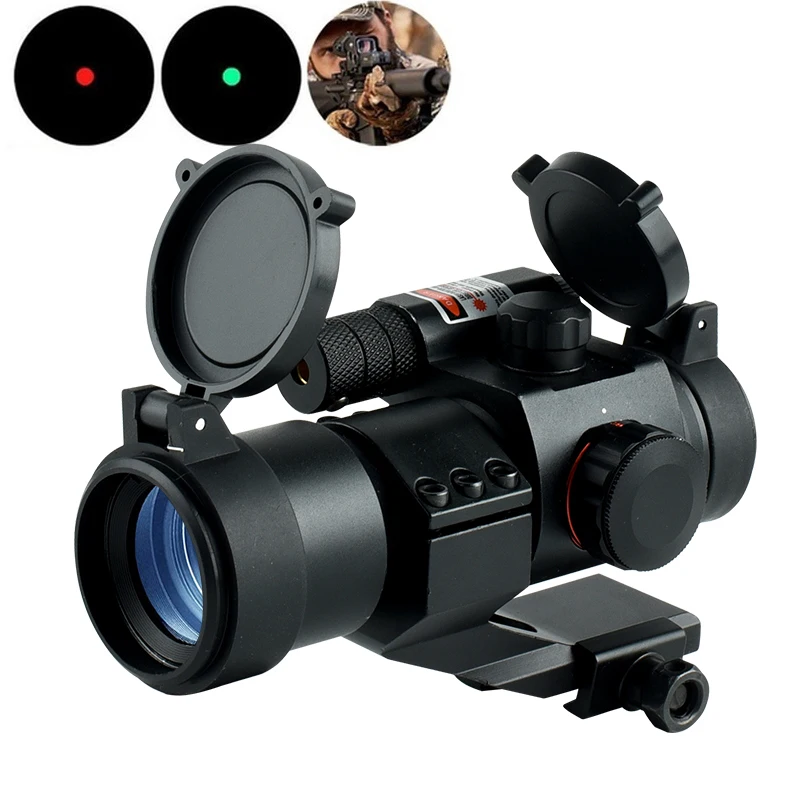M3 Red Dot Riflescope Tactical Reflex Sight with Laser Adjustable ...