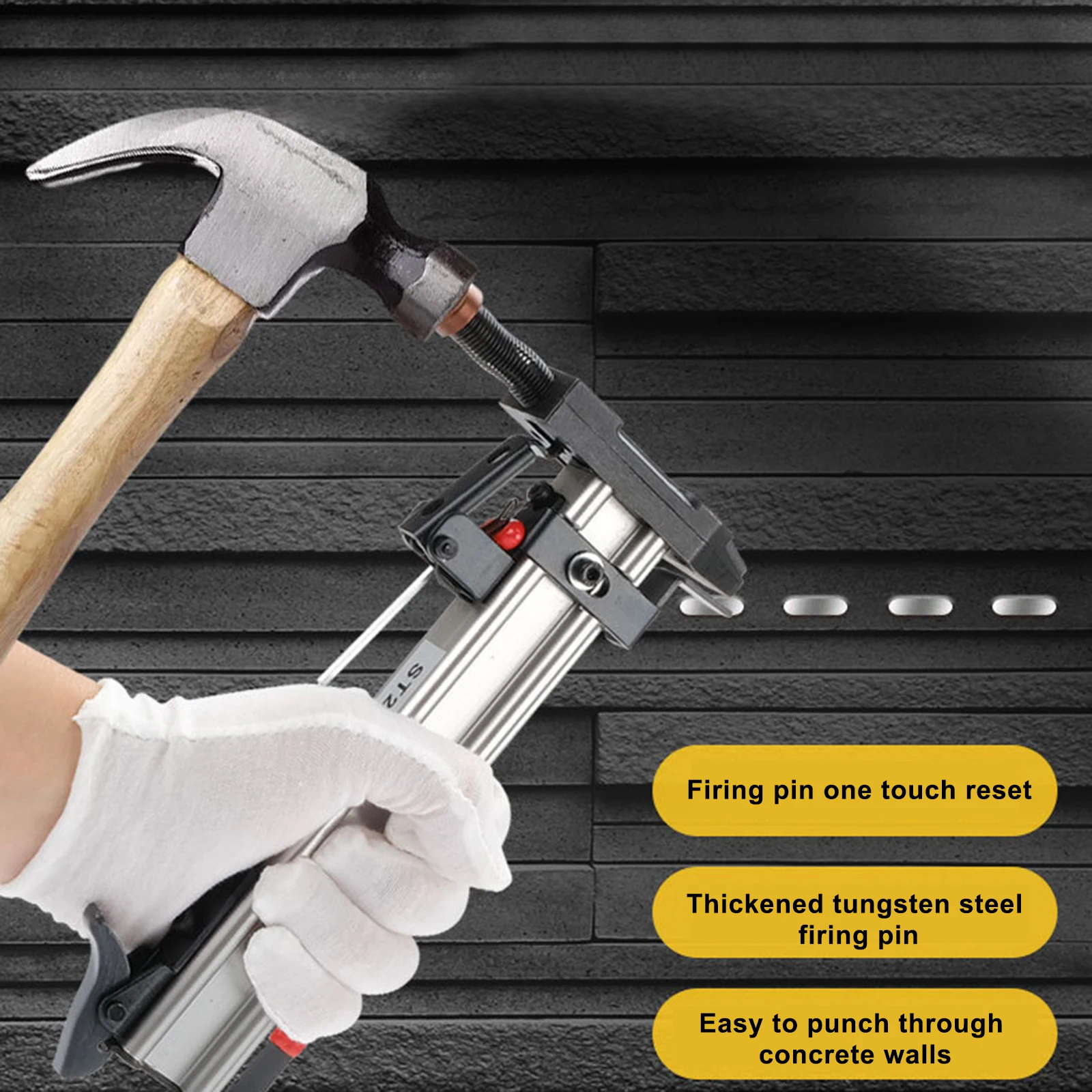 Manual-Slot-Nail-Gun-Auto-Rebound-Steel-Nail-Gun-Line-Groove-Nail ...