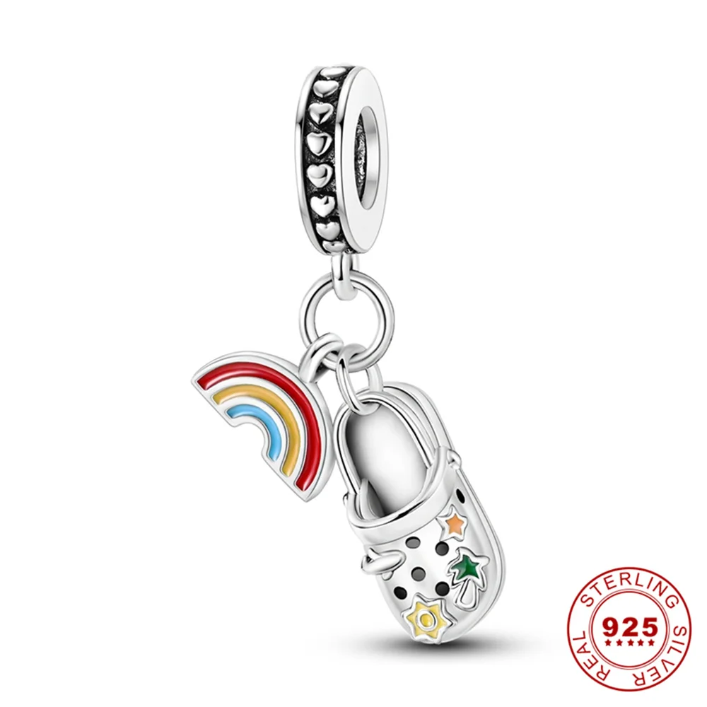 Sterling Silver Rainbow Charm authentic for