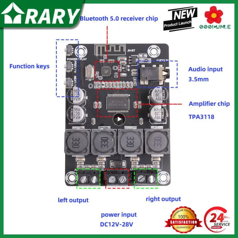 Integrated-Circuits-Tpa3118-Audio-Power-Amplifier-2x45w-12v-24v ...