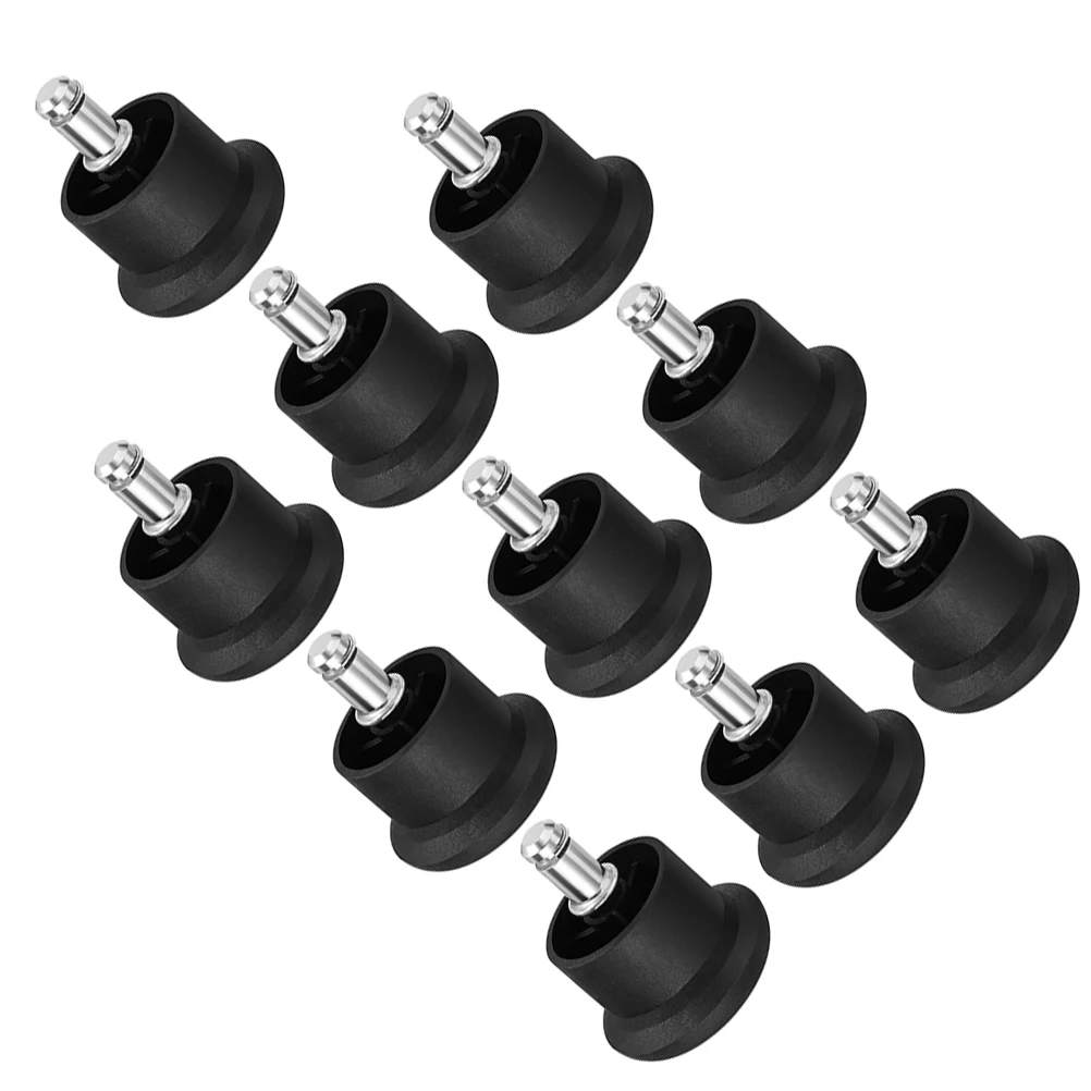 10Pcs Stationary Chair Glide Plugs Replace Casters No Height Loss Anti ...