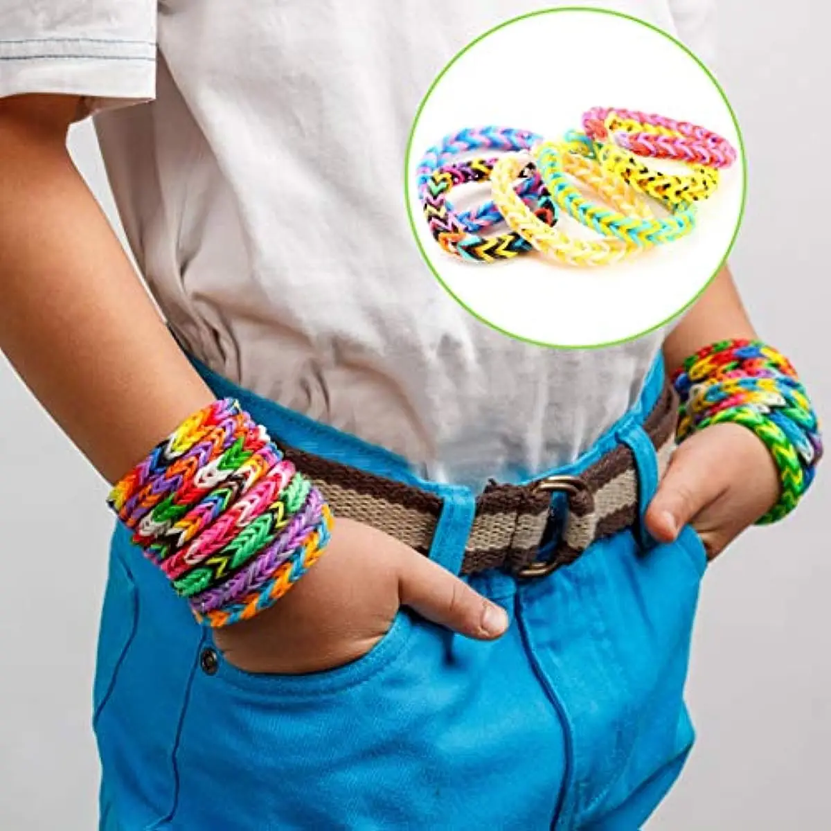 Colorful-Craft-Rainbow-Rubber-Bands-Set-Classic-Diy-Woven-Bracelet ...