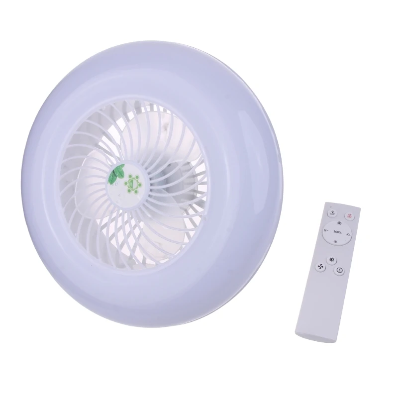 E27-LED-Ceiling-Fan-Lamp-1-Gear-Speed-Cooling-Fan-Light-with-Remote ...