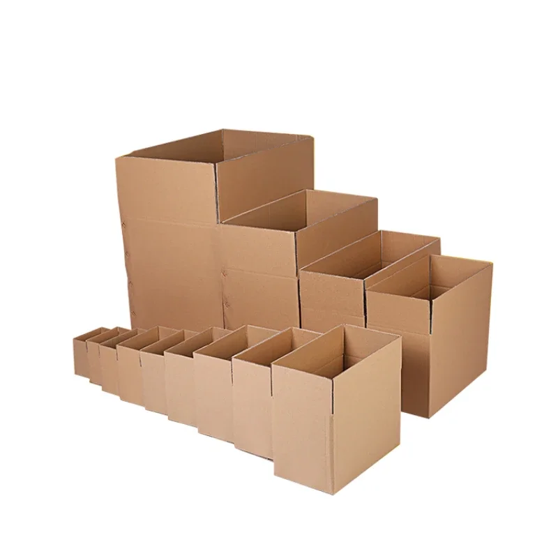 10pcs-Shipping-Boxes-3-Corrugated-Paper-Box-kraft-paper-shipping-boxes ...
