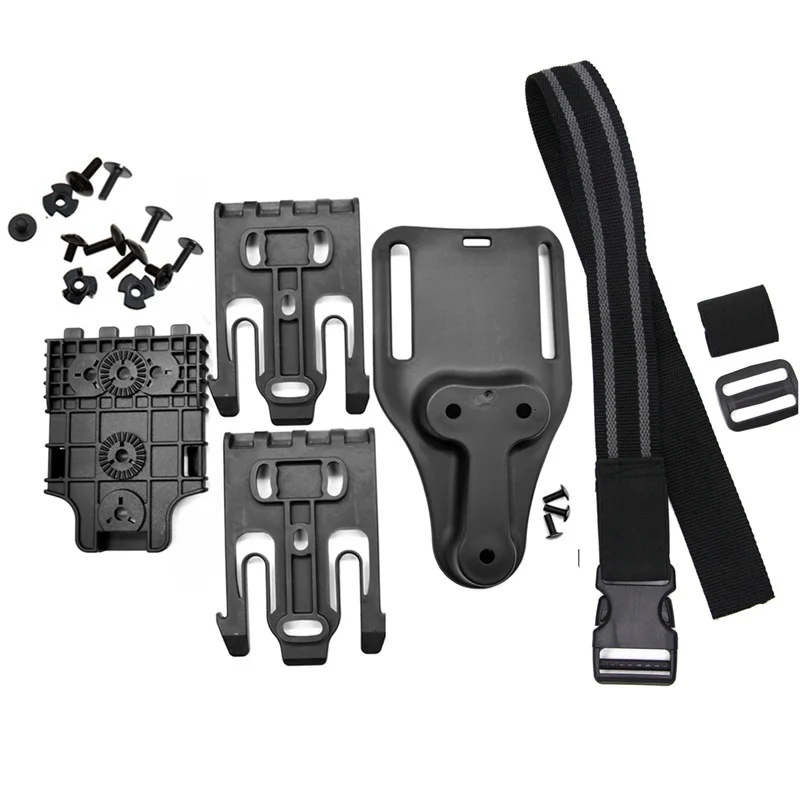 Tactical Drop Leg Band Strap Quick Locking System for Glock 17 M9 Gun ...