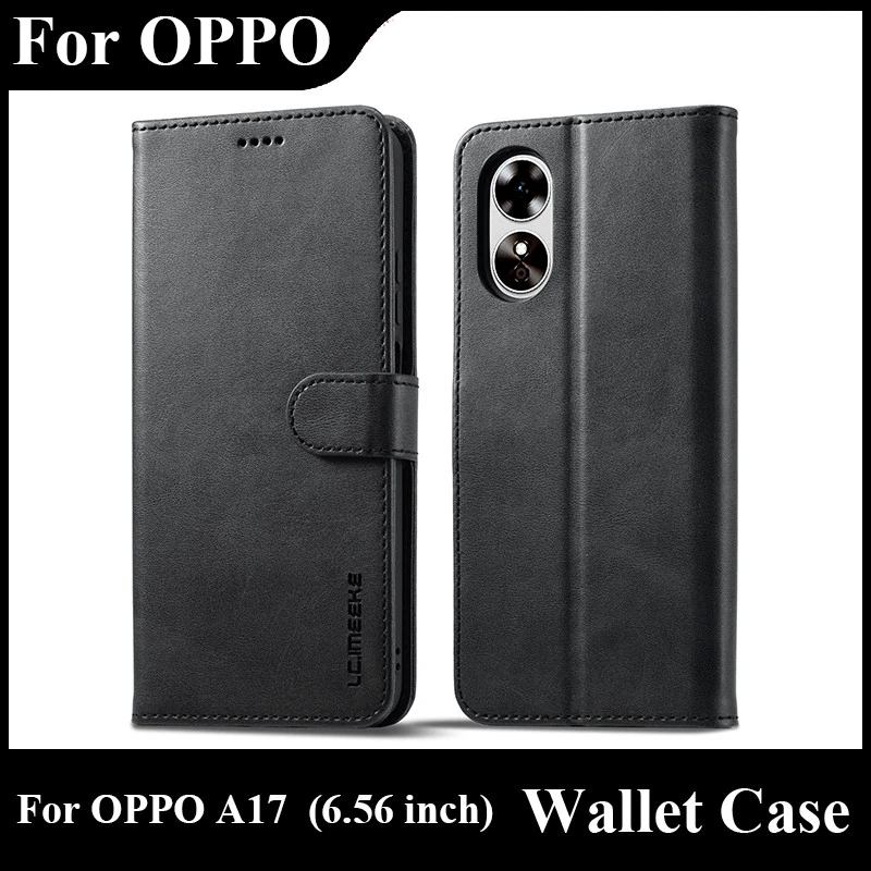 For OPPO A17 Case Flip Magnetic Phone Case On Telefoon Hoesje OPPO A17 ...