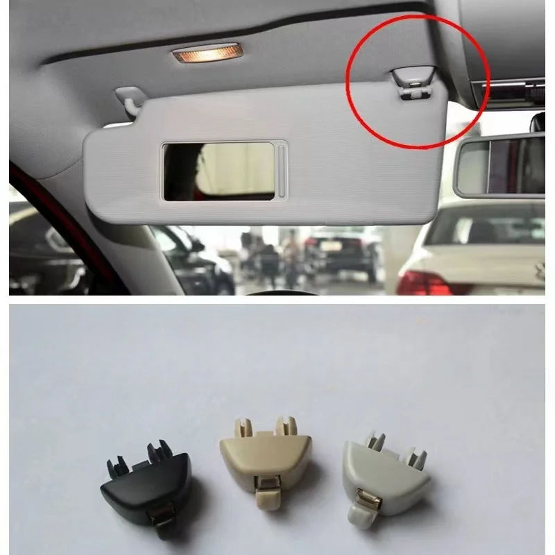 Inner Sun Visor Hook Clips For Audi A6 C6 05-13 For VW New Passat New ...