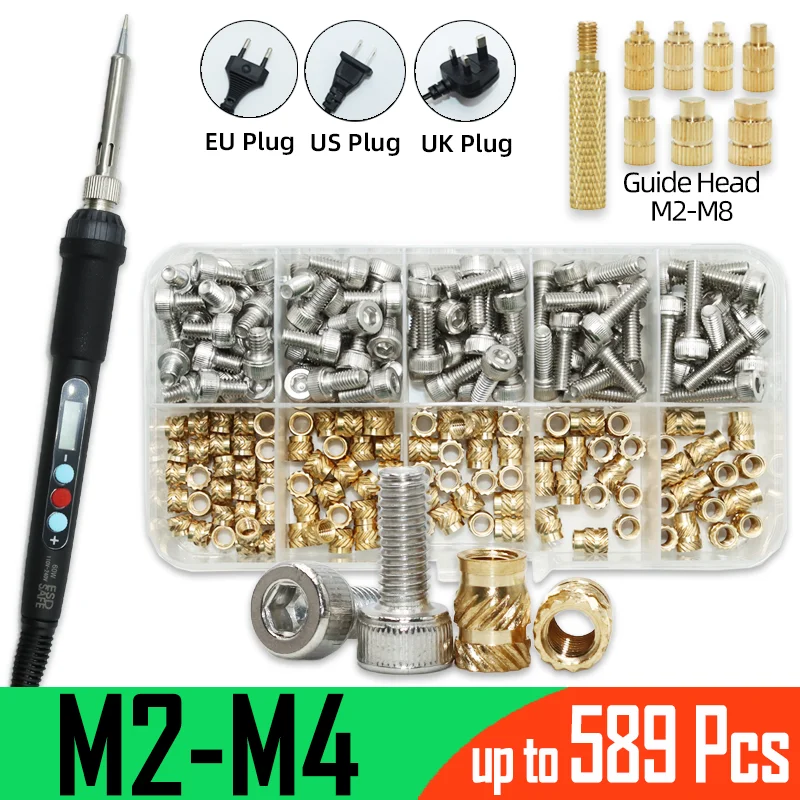 Heat-Set-Insert-Tool-M2-M3-M4-Soldering-Iron-Tip-for-3D-Printing-Part ...