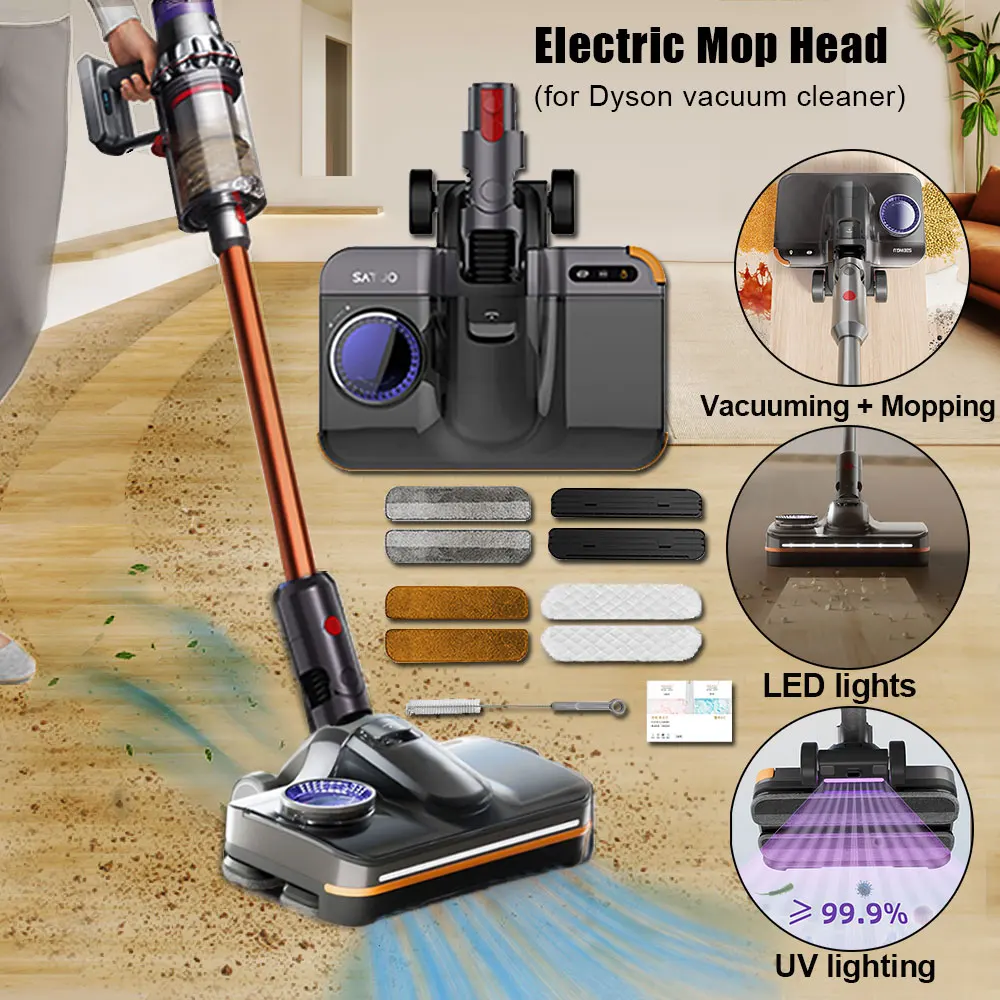 Electric-Mop-Head-For-Dyson-V8-V10-V11-V15-V12slim-Cordless-Vacuum ...