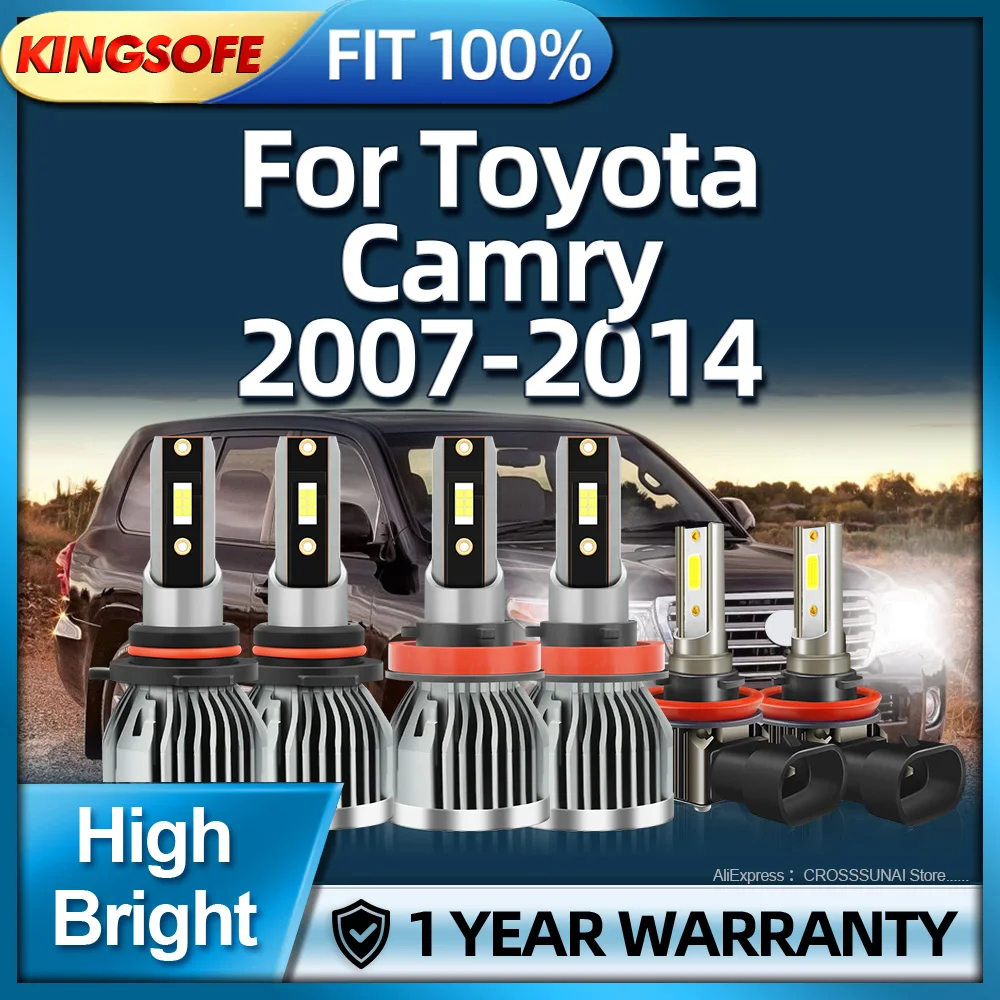 2-6Pcs-Turbo-Car-Headlight-180W-Led-Bulb-9005-H11-6000K-Auto-Fog-Light ...