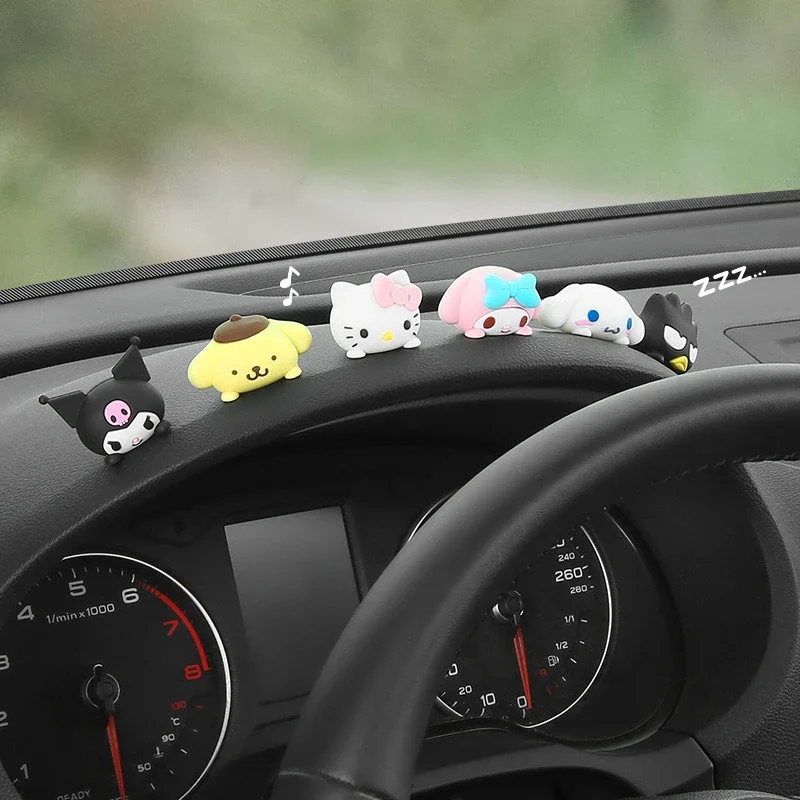 Kawaii-Sanrio-HelloKitty-Car-Decoration-Kuromi-Melody-Cartoon-Car ...